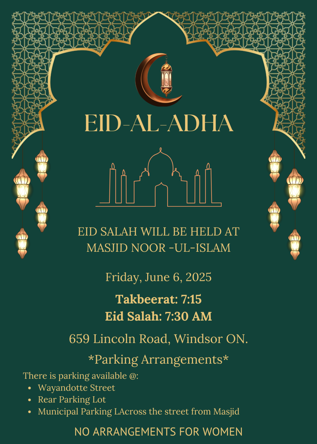 NOOR UL ISLAM – Islamic Center of Windsor – Masjid & Islamic Center of ...